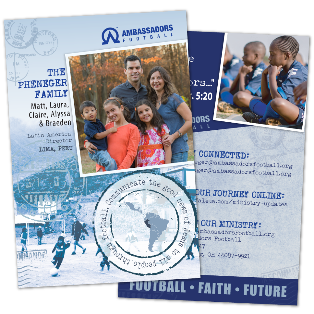 Missionary Prayer Card - Bauer Studios