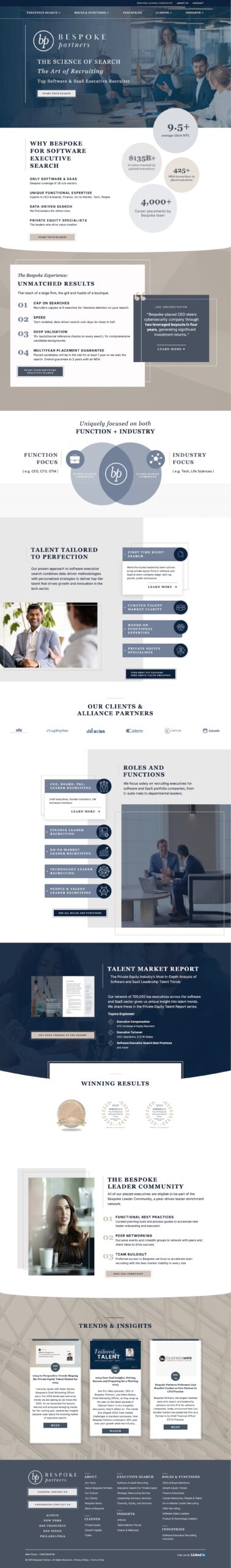 Award Winning Web Design - Bauer Studios